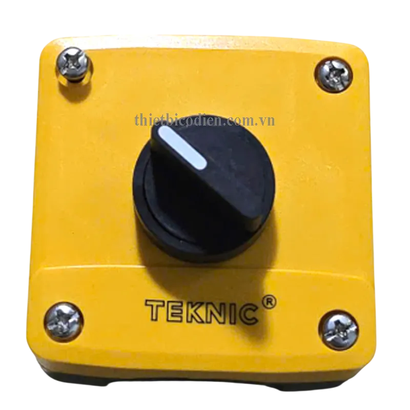 Hộp điều khiển 1 lỗ TEKNIC 4006A10 + Công Tắc Xoay 2 Vị Trí, Tự giữ ...